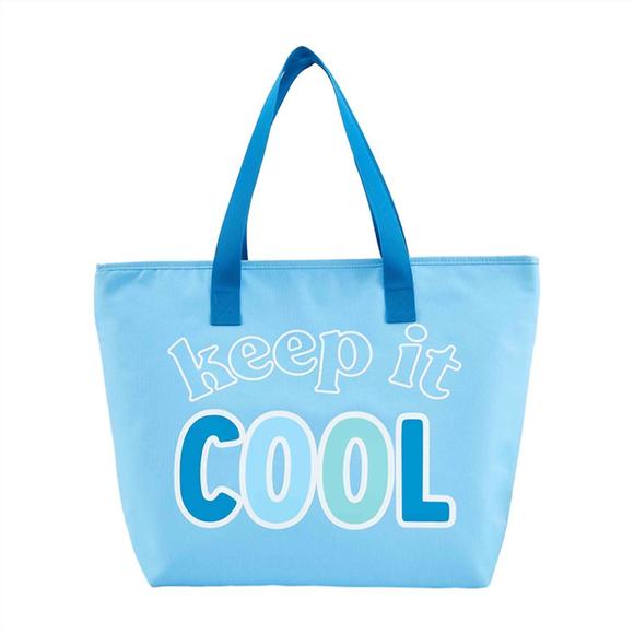 Mud Pie | Bags | New Mudpie Womens Keep It Cool Cooler Tote Bag In Blue ...
